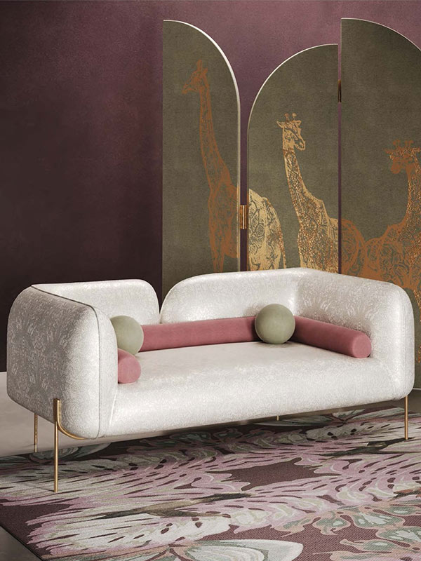 Divani e poltrone sartoriali Cremona Milano – Pouf glamour chic ...