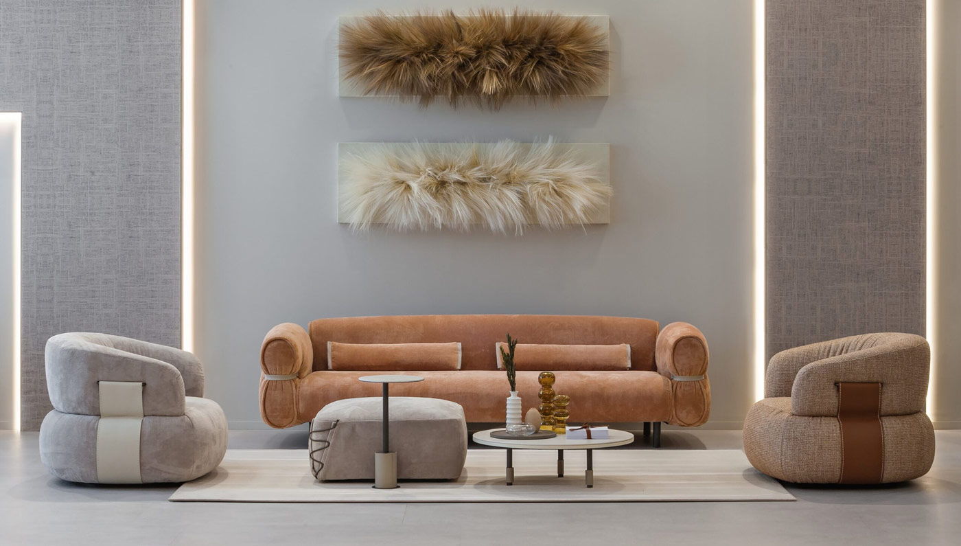 Divani e poltrone sartoriali Cremona Milano – Pouf glamour chic ...